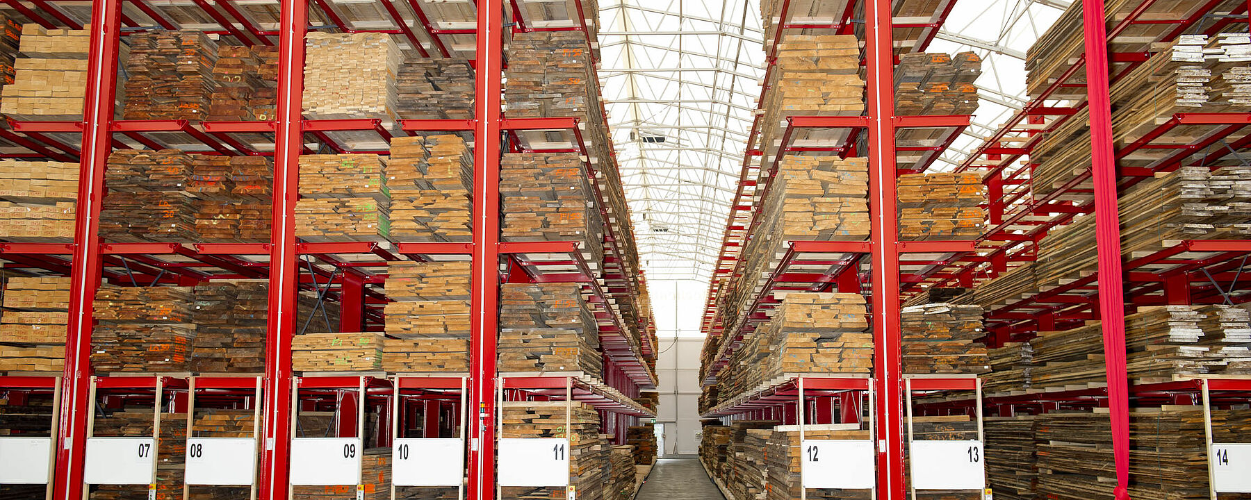 Cantilever racking for timber | storage systems | OHRA Ireland